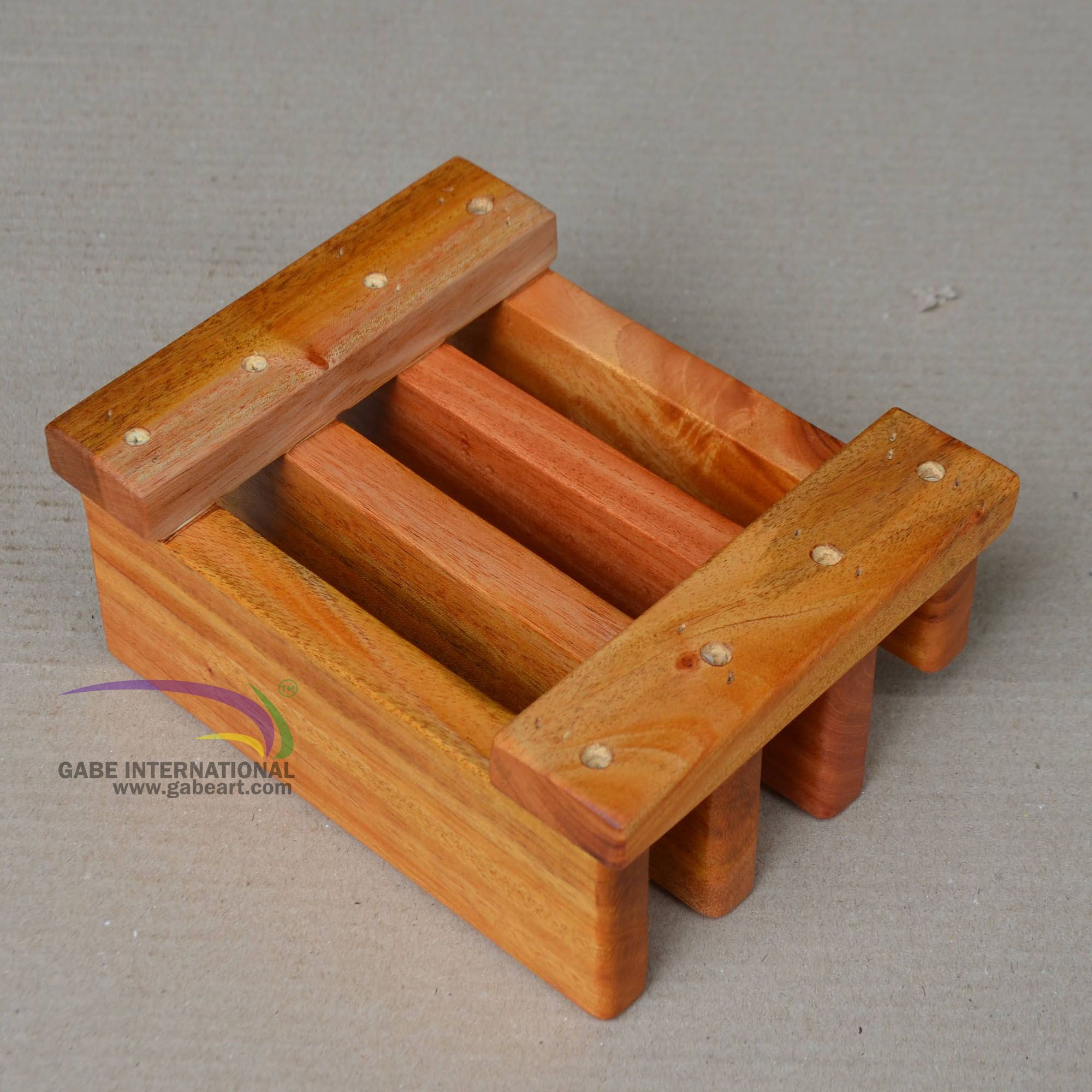 Teak wood Cutting board rack by Gabe Furniture Manufacturer
